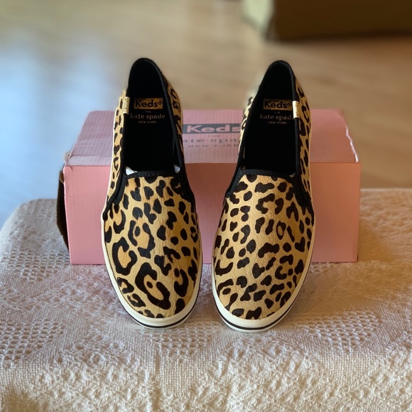 Keds Kate Spade | Shoes | Keds Kate Spade Double Decker Slipon Leo Pony Tan Nib Size 7 | Poshmark